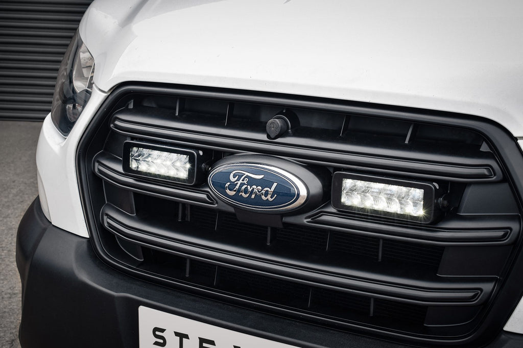 Stealth Ford Transit 2020+ Twin 7" Luminous LED Integration Grille Kit